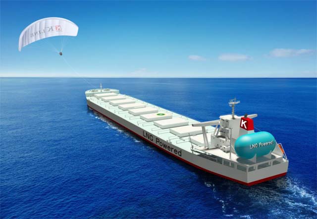 'K'LINE GAINS CERTIFICATION FOR SAIL-ASSISTED LNG-FUELLED BULKER ...