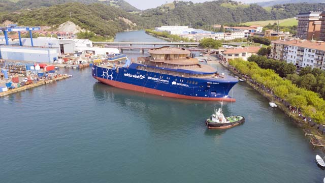 SECOND EDDA WIND HYDROGEN-READY SOV LAUNCHED IN SPAIN - Clean Shipping ...