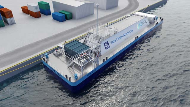 AMMONIA BUNKERING TERMINAL PROJECT RECEIVES DNV AiP - Clean Shipping ...