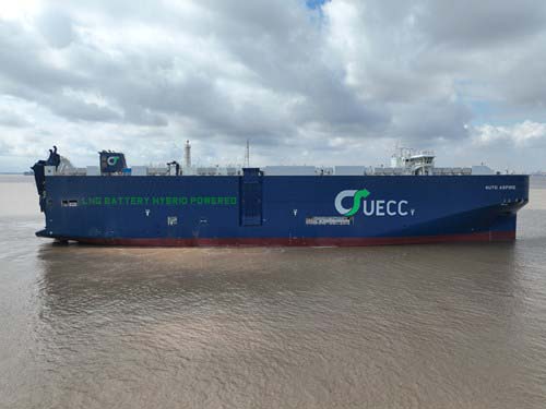 THIRD BATTERY HYBRID PCTC DELIVERED TO UECC - Clean Shipping International