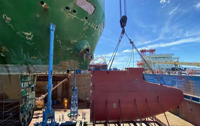 WALLENIUS WILHELMSEN RETROFITS BULBOUS BOW TO CUT CO2 - Clean Shipping ...