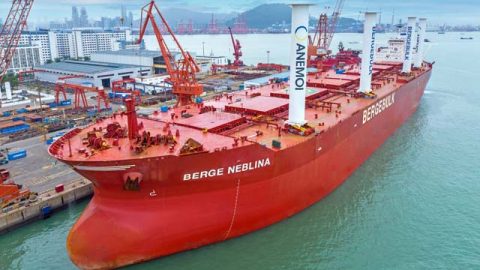 BERGE BULKER SETS SAIL WITH ANEMOI ROTOR SAILS - Clean Shipping ...